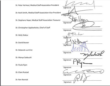 doctor’s signatures | Gulf Islands Driftwood