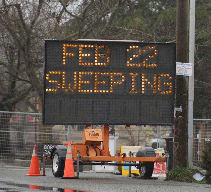 Street sweeping overnight in Ganges on Feb. 22 - Salt Spring Island news